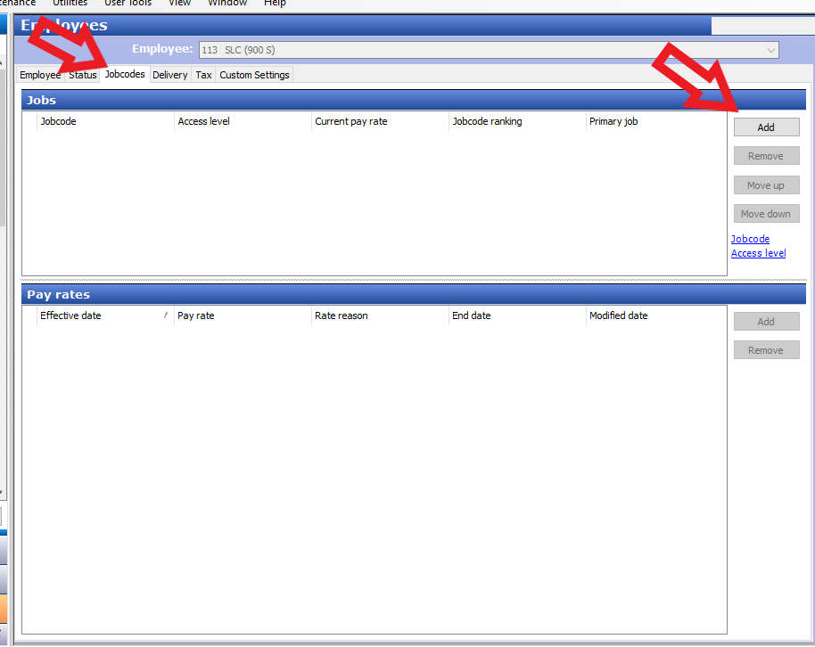 How To Add A New Employee Into Configuration Center Beans And Brews Help Desk 